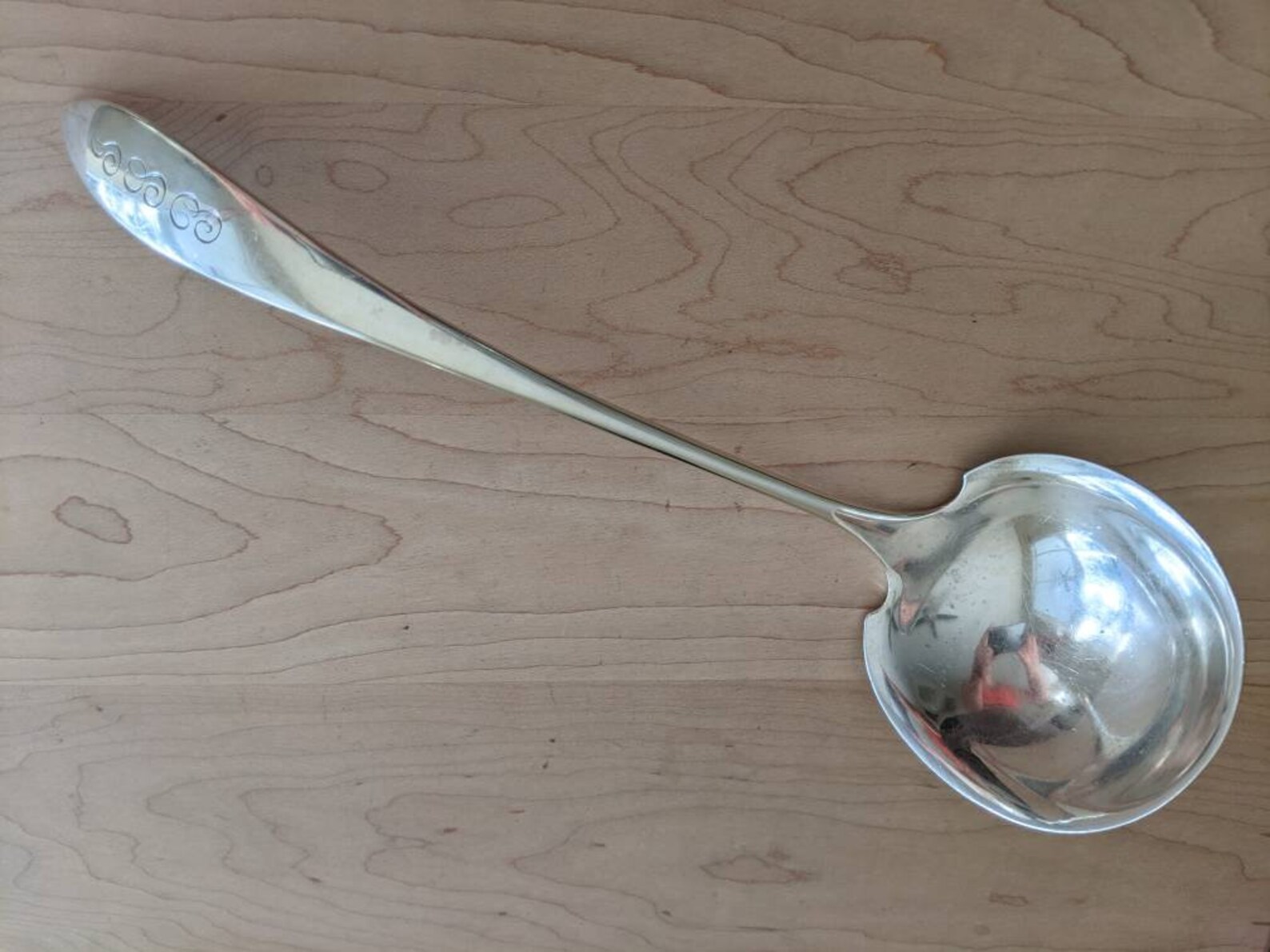 RARE Antique Ludwig Redlich Sterling 1895 POINTED ANTIQUE Large Soup ...