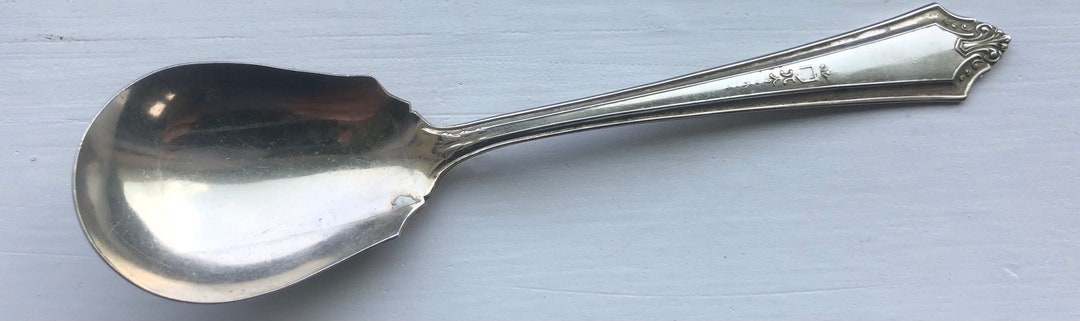 Vintage Annette Silvore Scroll Tip Sugar Spoon 5 7/8" - Etsy