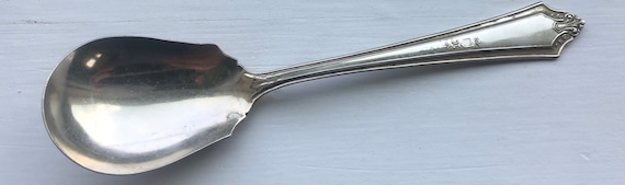 Vintage Annette Silvore Scroll Tip Sugar Spoon 5 7/8 - Etsy