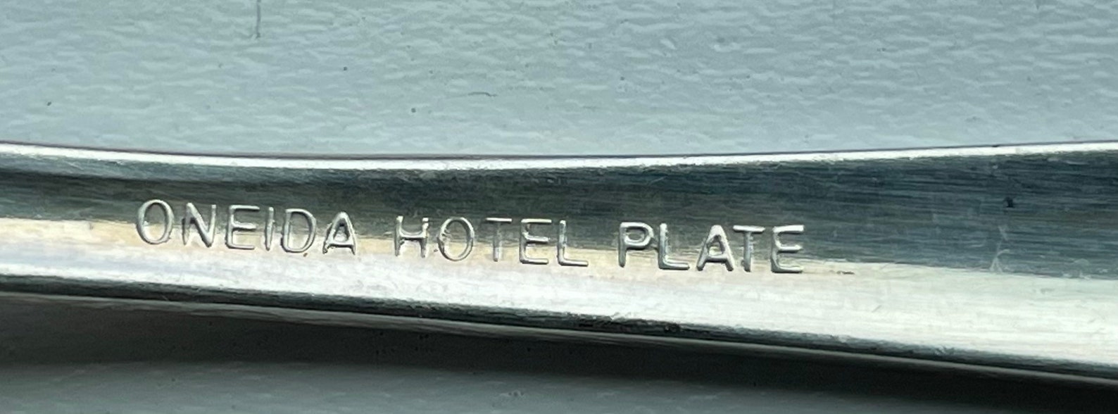 Vintage Collectible ONEIDA HOTEL PLATE Hotel Two Demitasse Spoon 4 1/2 ...