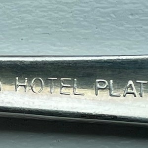 Vintage Collectible ONEIDA HOTEL PLATE Hotel Two Demitasse Spoon 4 1/2 ...