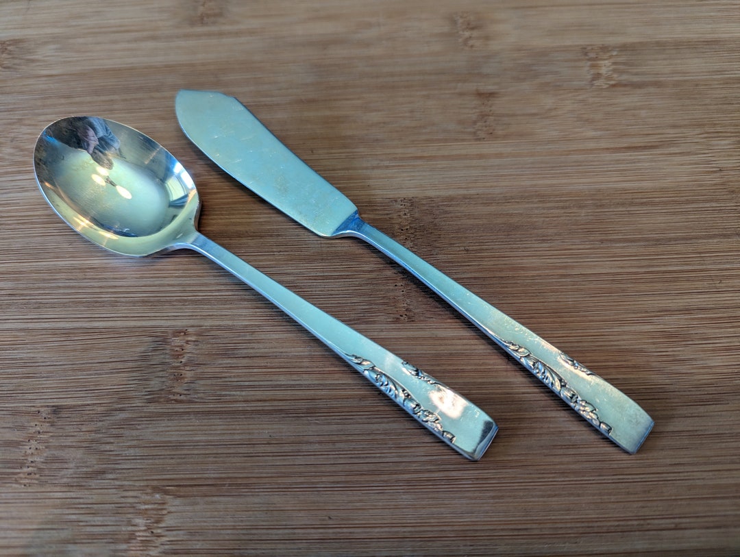 Vintage 1881 ROGERS 1954 PROPOSAL Flat Handle Master Butter Knife ...