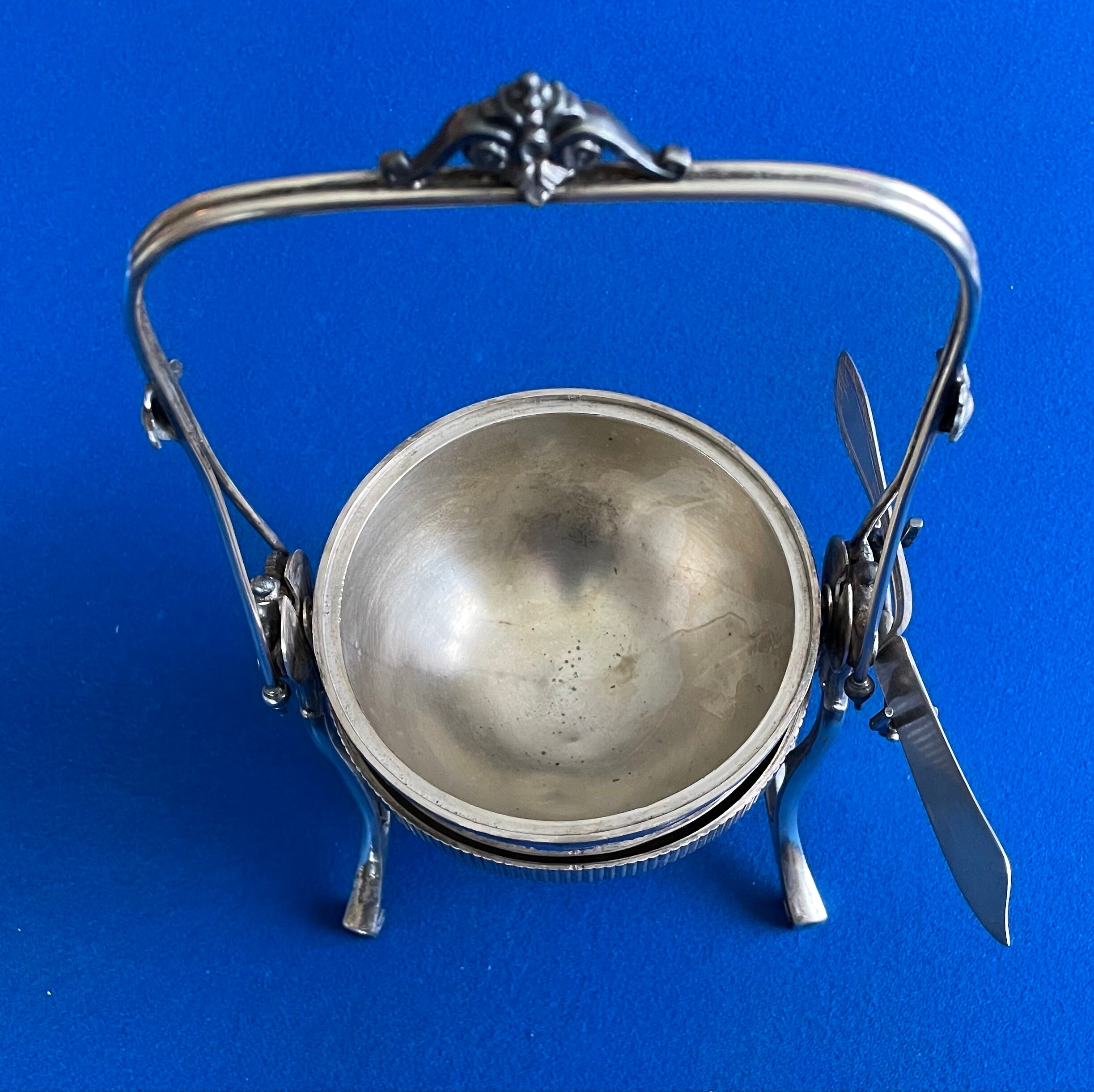 Stunning Victorian SIMPSON HALL & MILLER "mechanical" Silver Plate Roll ...