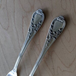 Antique Silver Plate 1890 MARLY Dessert/pastry/pie Fork 6", Set of 6 - Etsy