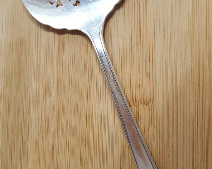 Vintage Oneida Par Plate 1949 LINDA Pierced Tomato Server/slotted Spoon ...