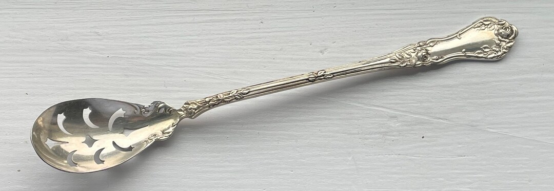 RARE Antique ROCKFORD Silver Co Silver Plate 1906 ROSEMARY Pierced Bowl ...