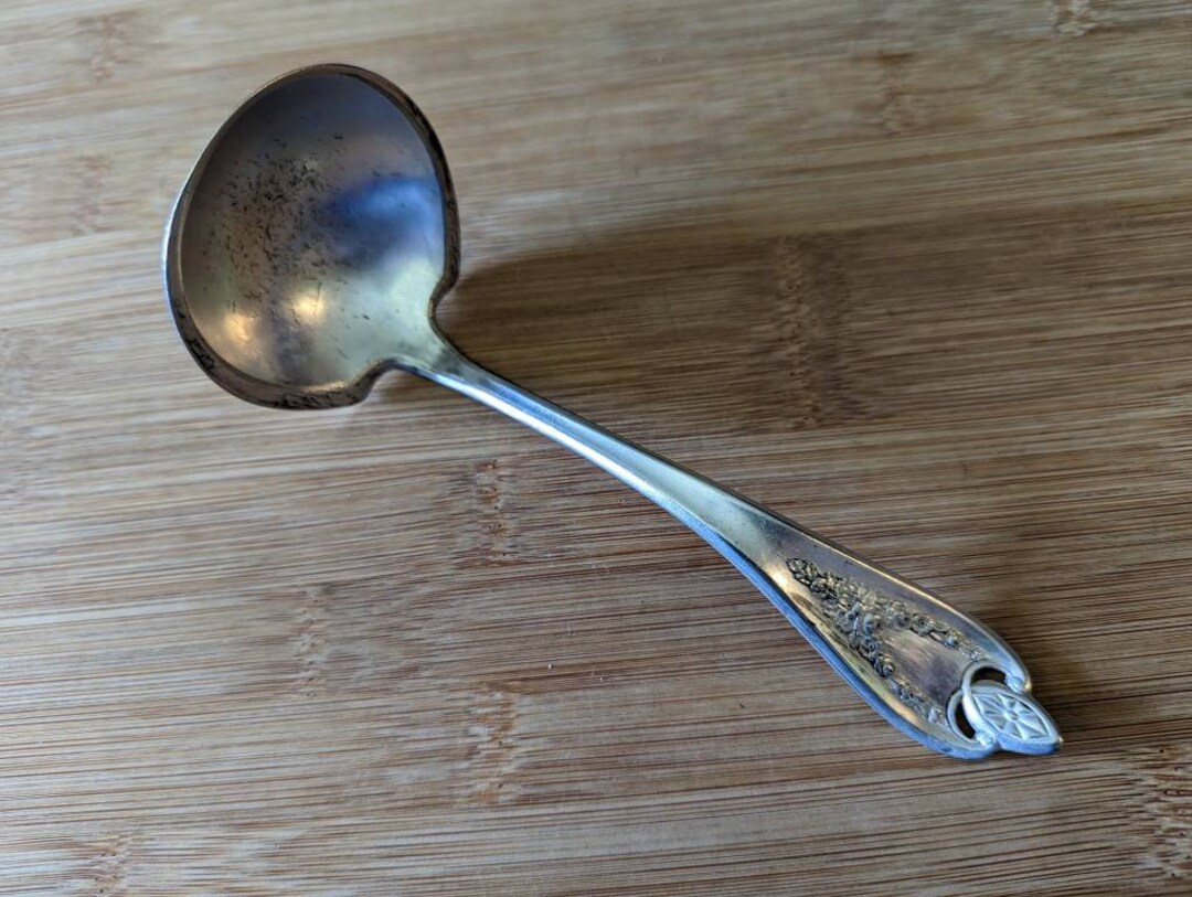Antique 1847 ROGERS Bros 1911 OLD COLONY Gravy/sauce/cream Ladle 6 1/2 ...