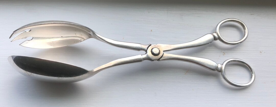 Vintage Rare ROBERTS & DORE Silver Co 1939 Elegant Buffet/salad Serving ...