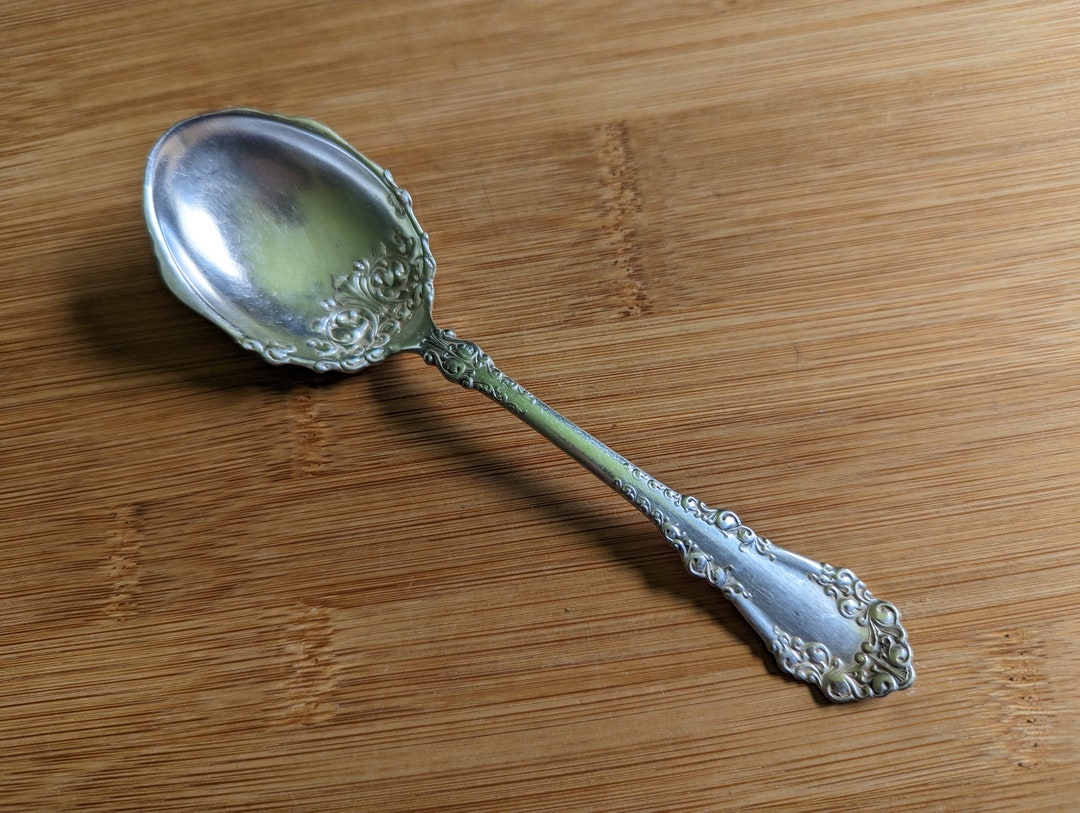 Antique 1847 ROGERS Bros 1897 BERKSHIRE Sugar Spoon 6 1/8" - Etsy