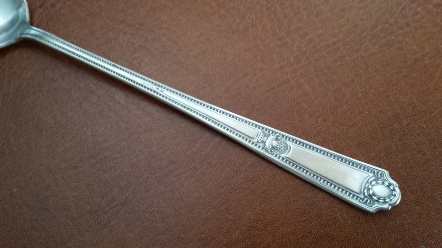Antique Regal Pure Silver Plate 1904 REX Iced Teaspoon 7 1/2", Set of 7 ...