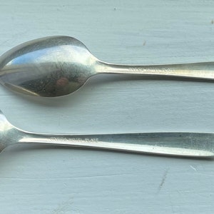 Vintage Collectible ONEIDA HOTEL PLATE Hotel Two Demitasse Spoon 4 1/2 ...