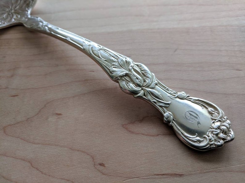 Antique 1835 R WALLACE 1902 FLORAL Gravy/sauce/cream Ladle - Etsy