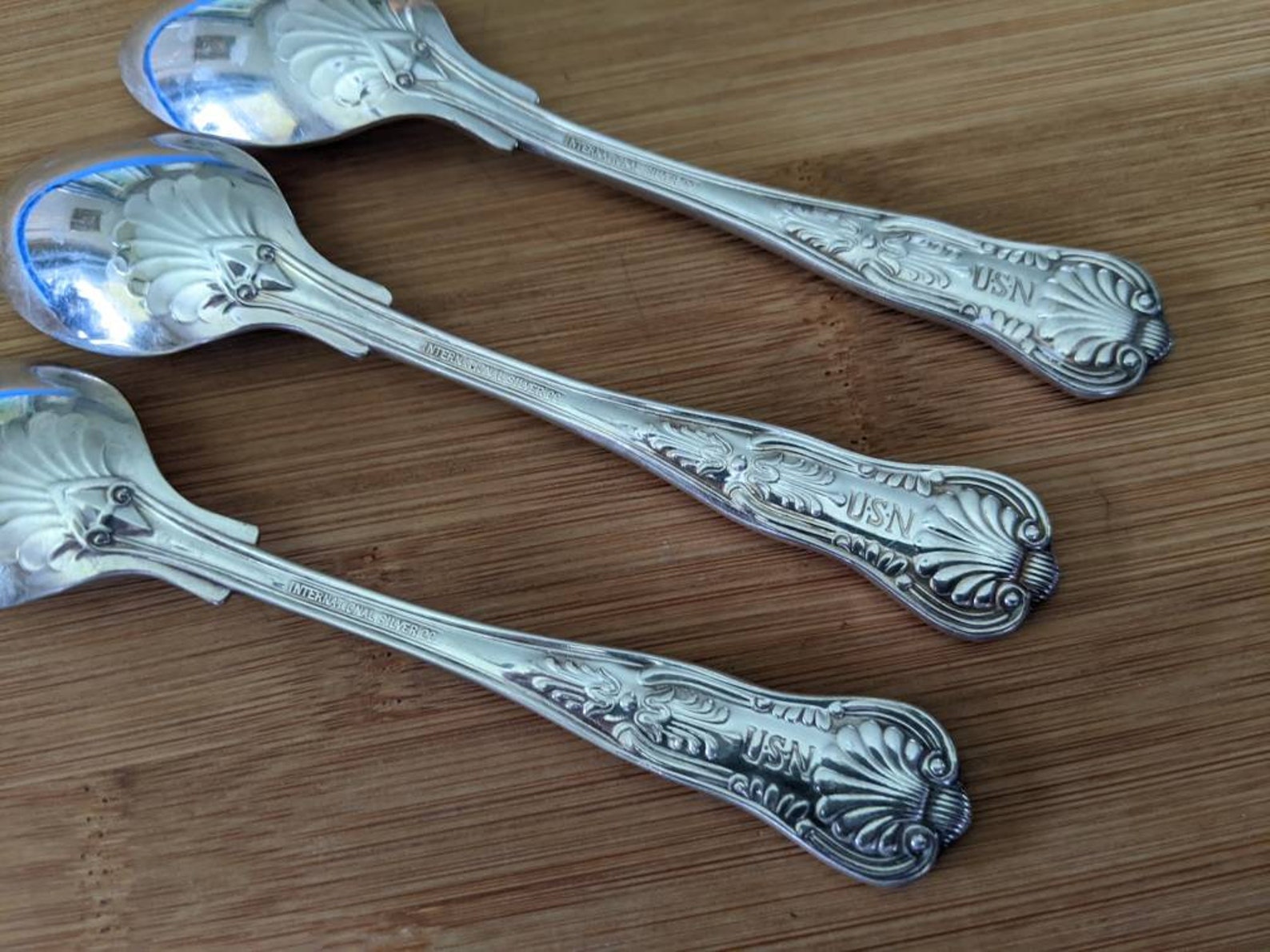 Vintage Collectible US Navy USN Anchor Emblem Teaspoon 6 | Etsy