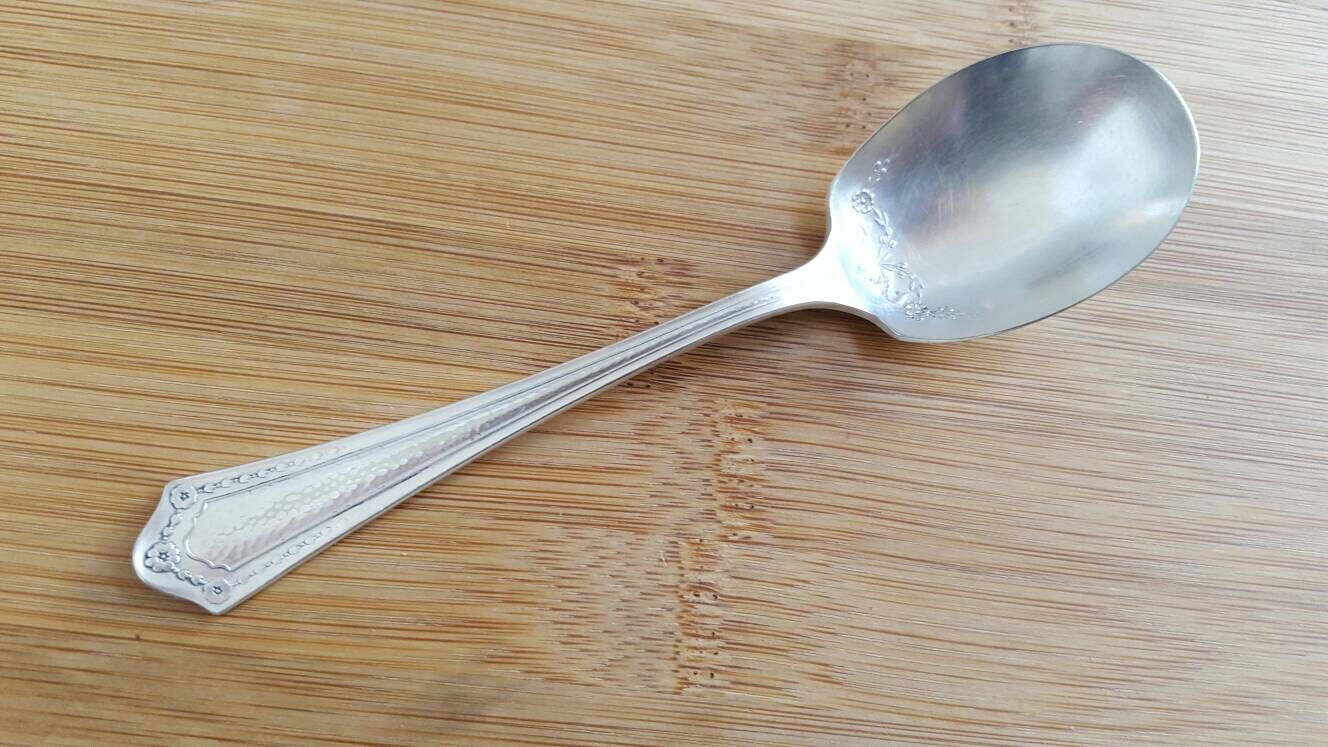 Antique Oneida PAR Plate 1915 PRIMROSE Sugar Spoon 5 3/4 - Etsy