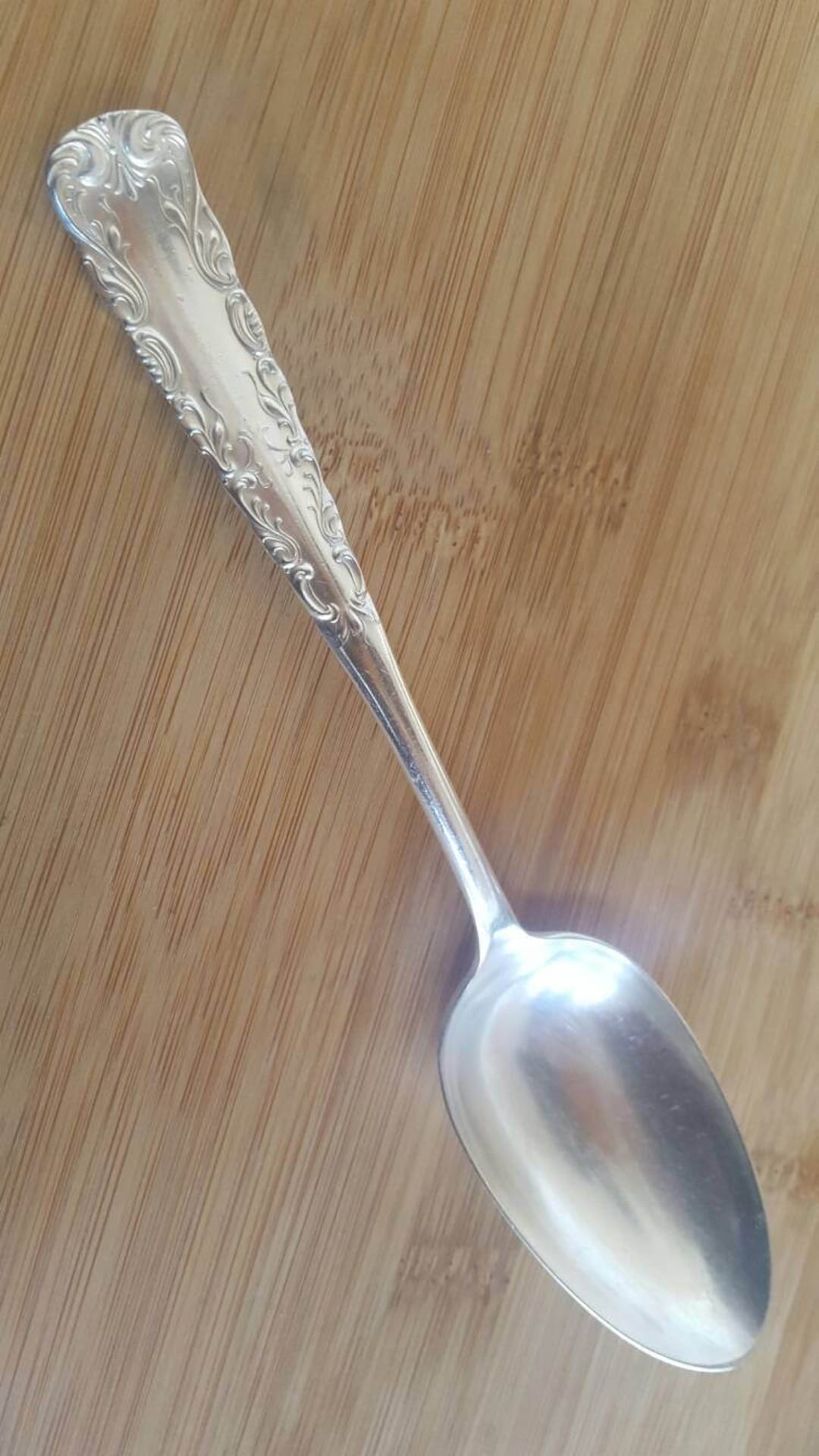 Antique 1835 R WALLACE 1891 PORTLAND Dessert/oval Soup Spoon 7 1/4 ...