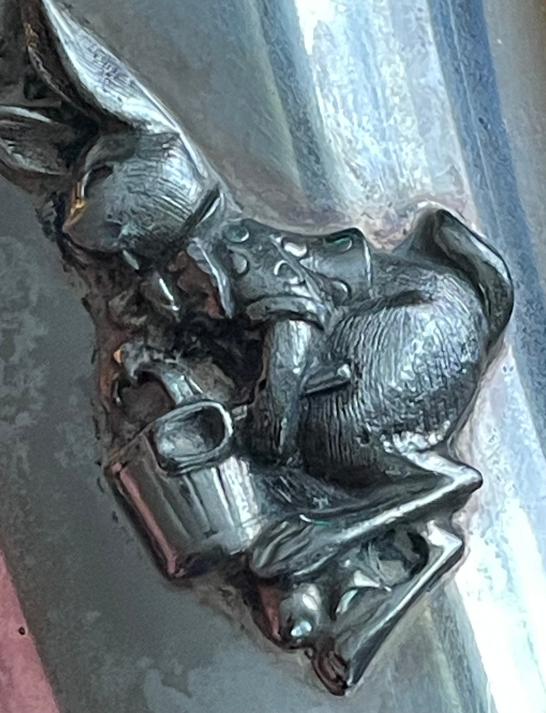 Rare Vintage Collectible NAPIER SILVER Co Ornate Figural Bunny Rabbit ...