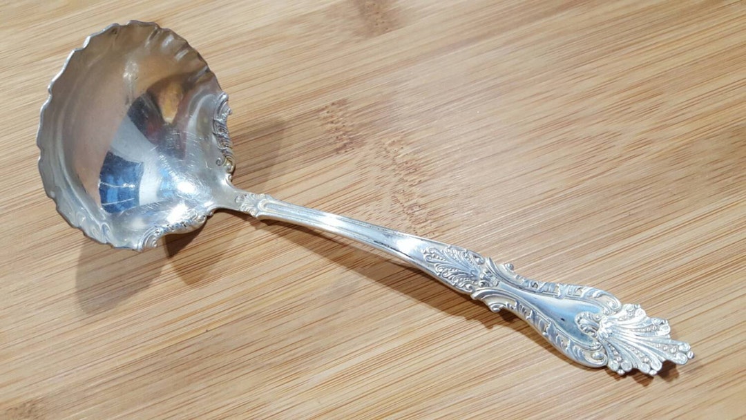 Antique Rogers & Hamilton 1896 RAPHAEL Gravy/sauce/cream Ladle 6 3/4 ...