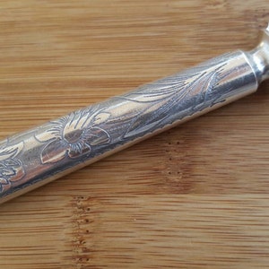 Antique 1847 ROGERS Bros 1882 EMBOSSED Hollow Handle Blunt Dinner Knife ...