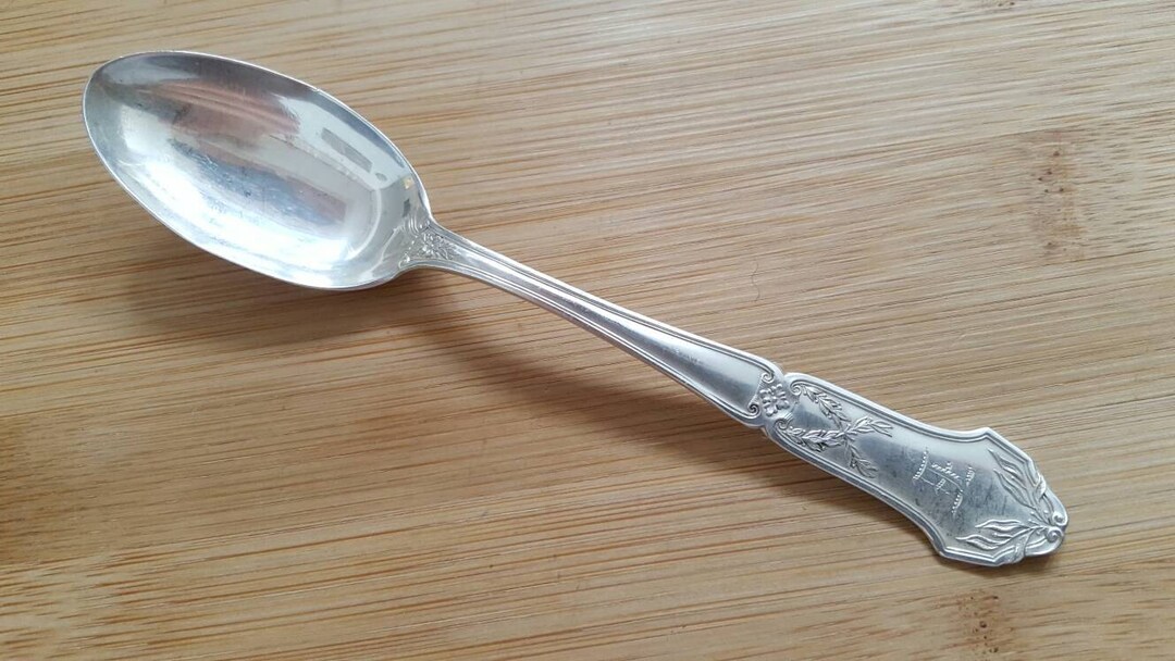 Antique Wilcox Eversten Sterling 1909 LA ROCHELLE Youth Spoon 5 3/8 ...