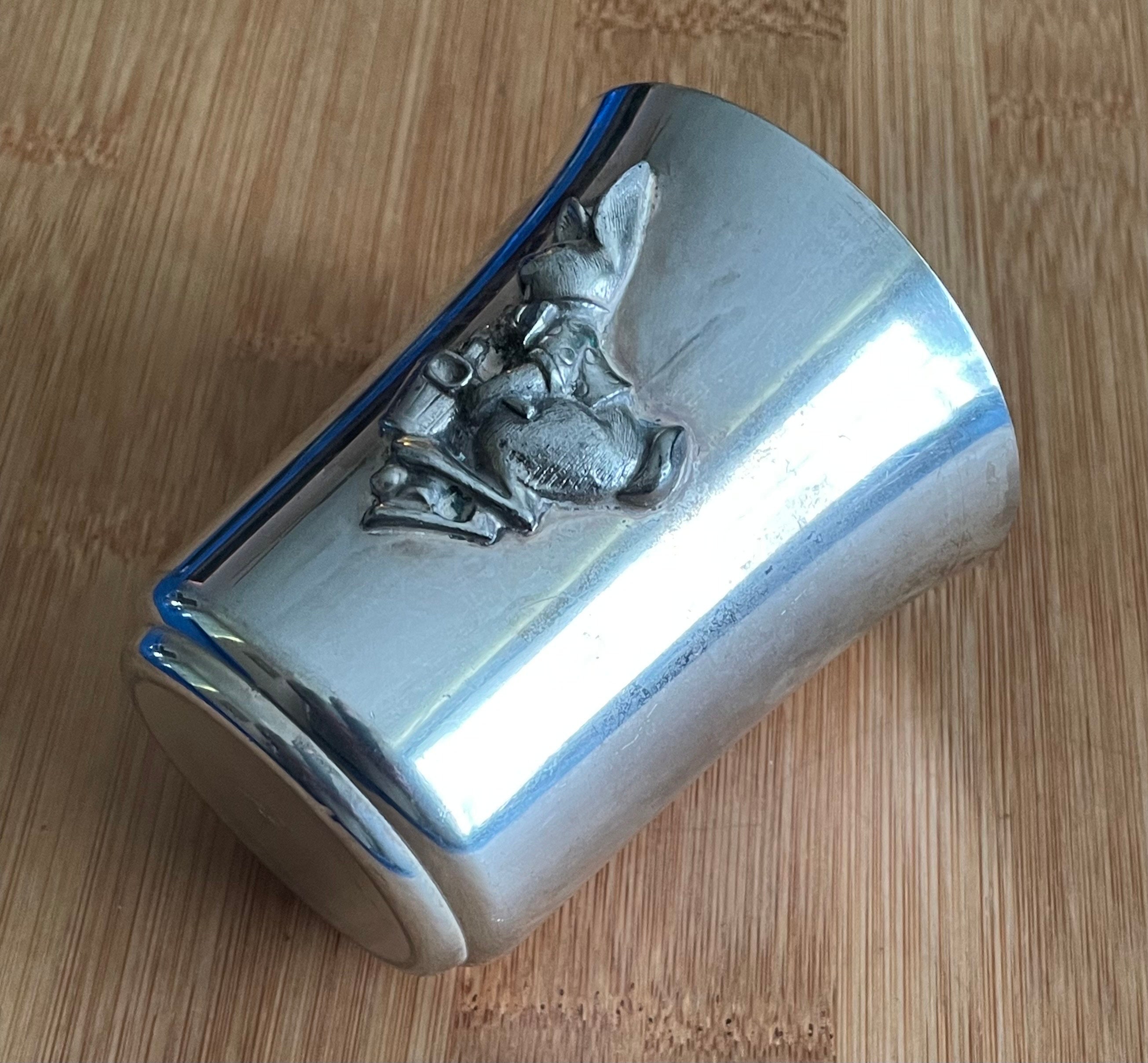 Rare Vintage Collectible NAPIER SILVER Co Ornate Figural Bunny Rabbit ...