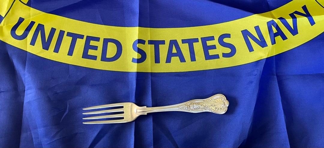 Vintage Collectible US Navy USN Anchor Emblem Dinner Fork 8" by ...
