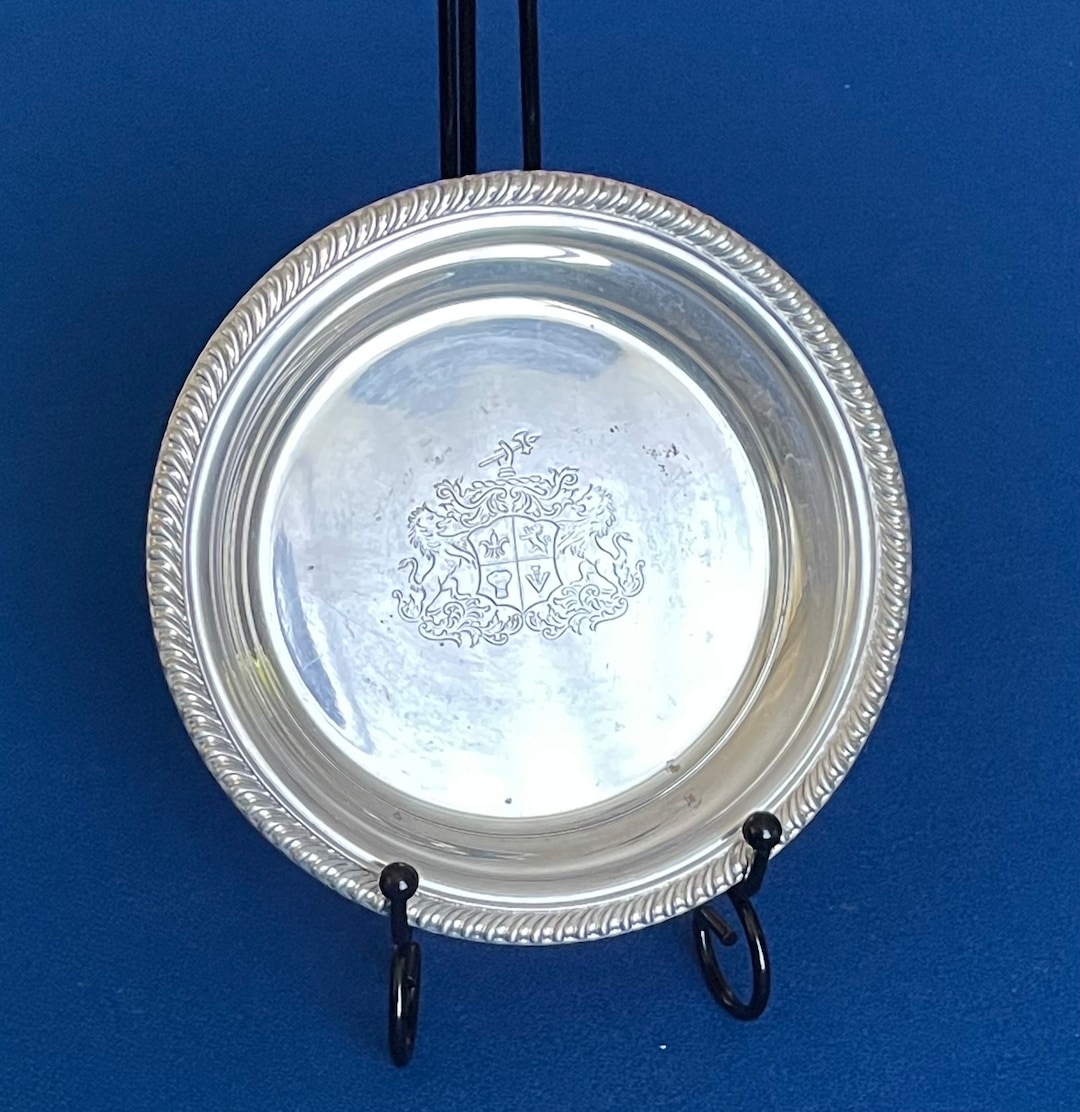 Amazing Rare Elegant Antique WEBSTER-WILCOX Silver Plate "lion Shield ...