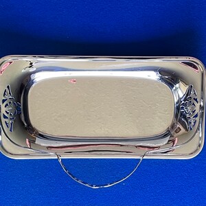 Vintage Beautiful Silver Plate FARBERWARE BROOKLYN NY Pierced Folding ...