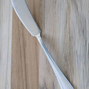 Antique 1835 R WALLACE Silver 1913 ALAMO Flat Handle Master Butter ...