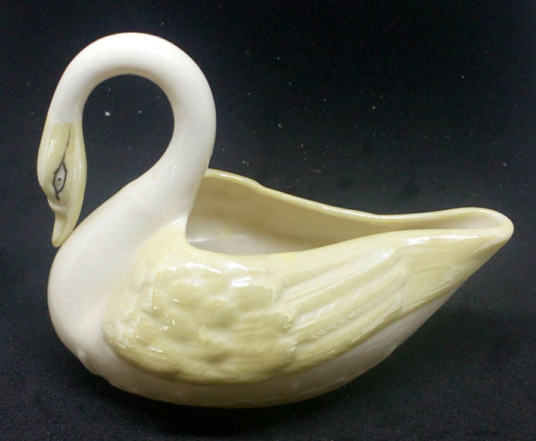 Vintage Belleek Swan Creamer..marking on Bottom..porcelien Ireland - Etsy