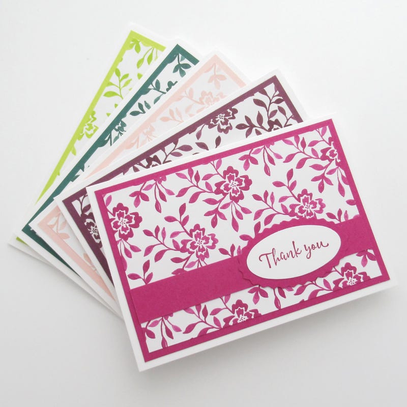 Thank You Note Cards - Etsy