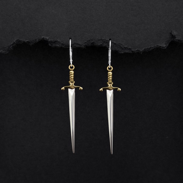 Sword Earrings - Etsy