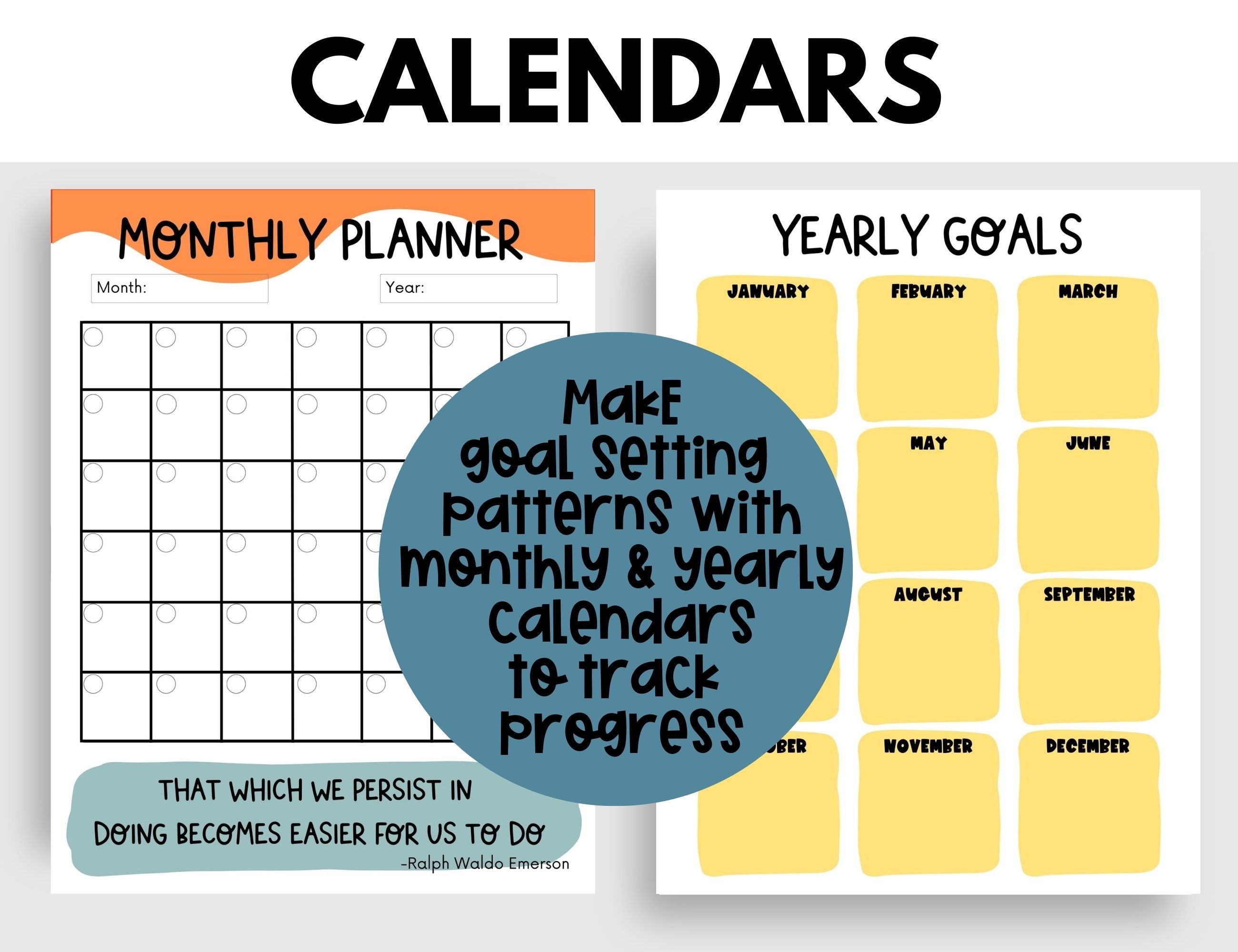Children's Guide Book Goal Setting Planner - Etsy
