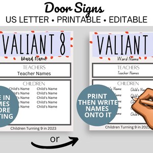 Primary Class Door Signs - Etsy