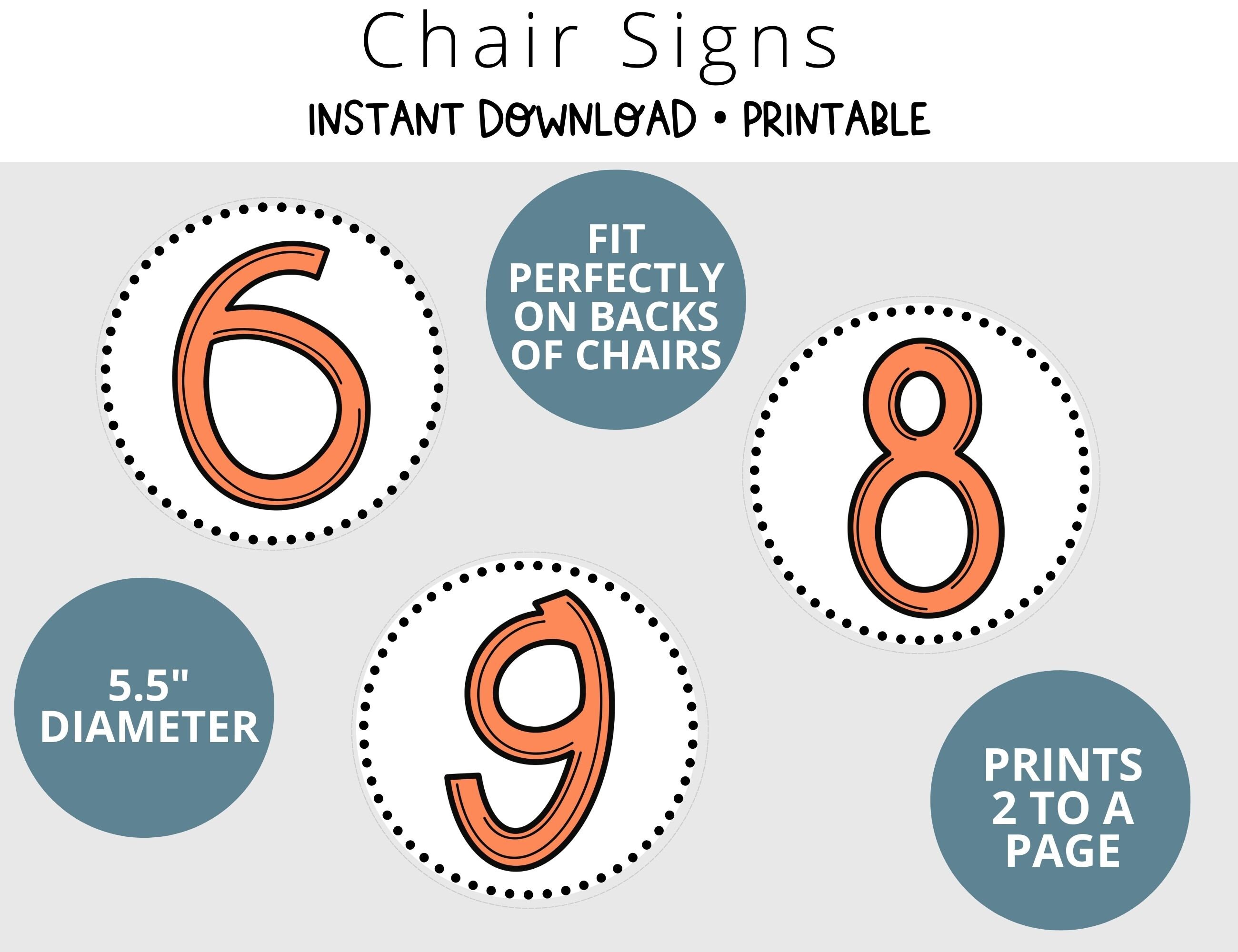 Primary Class Signs Simplified-instant Download - Etsy