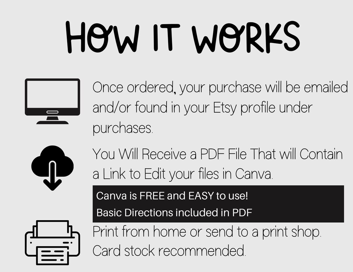 Primary Class Signs- Simplified-instant Download - Etsy