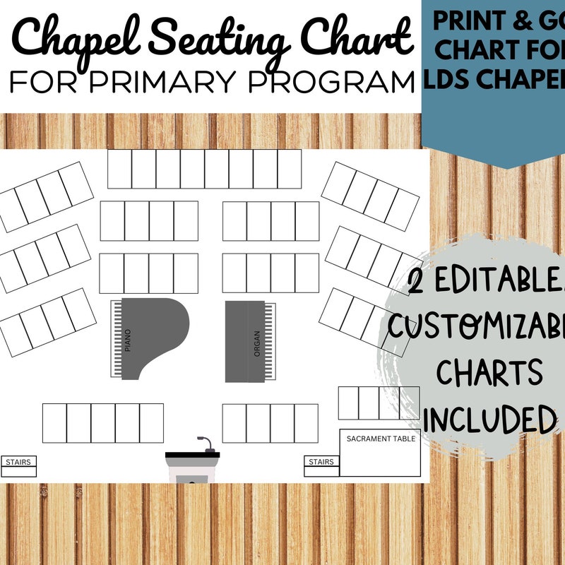 Church Seating Chart - Etsy