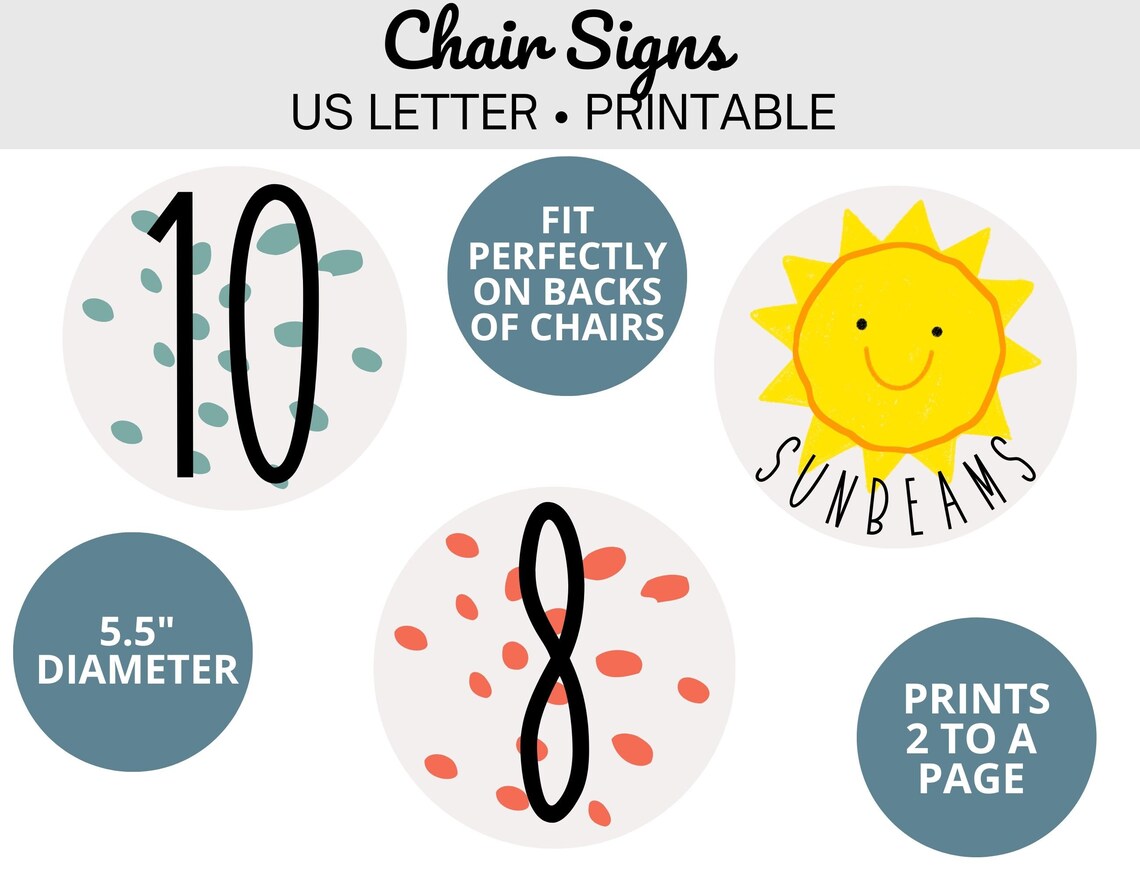 Primary Class Door Signs - Etsy