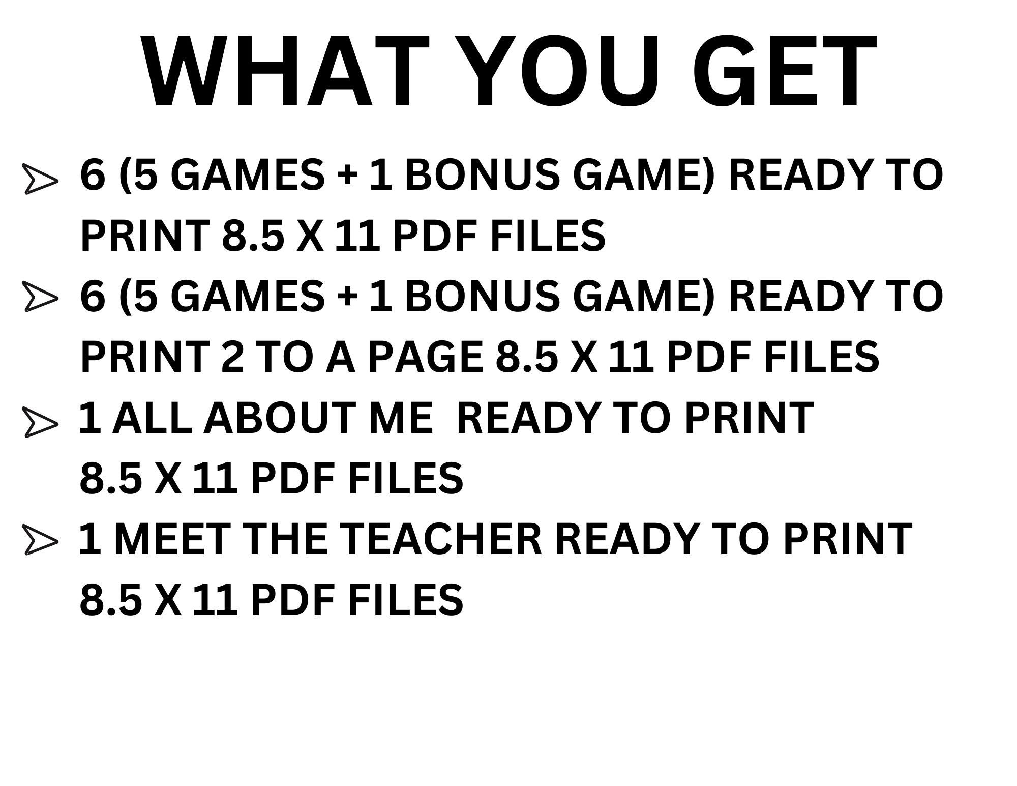 Get to Know You Games L All About Me Bundle - Etsy