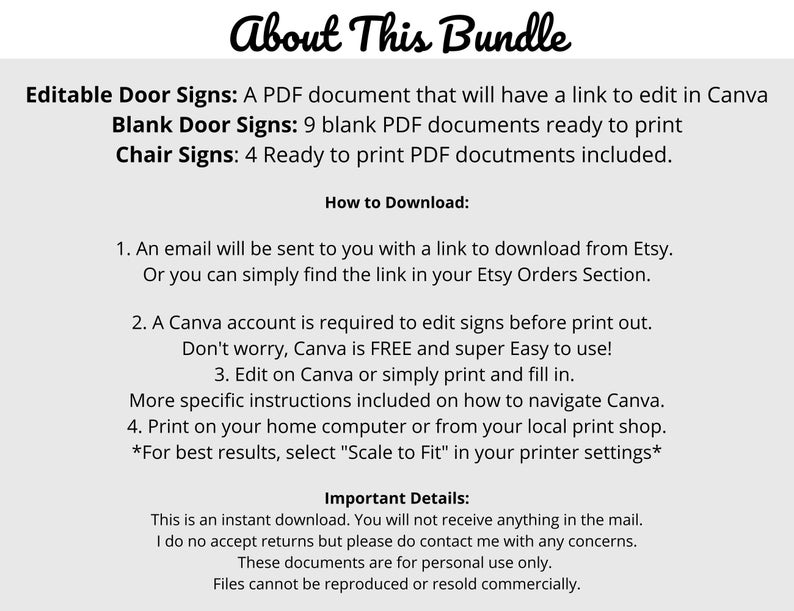 Primary Class Door Signs - Etsy