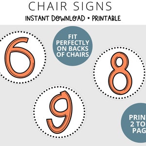 Primary Class Signs- Simplified-instant Download - Etsy