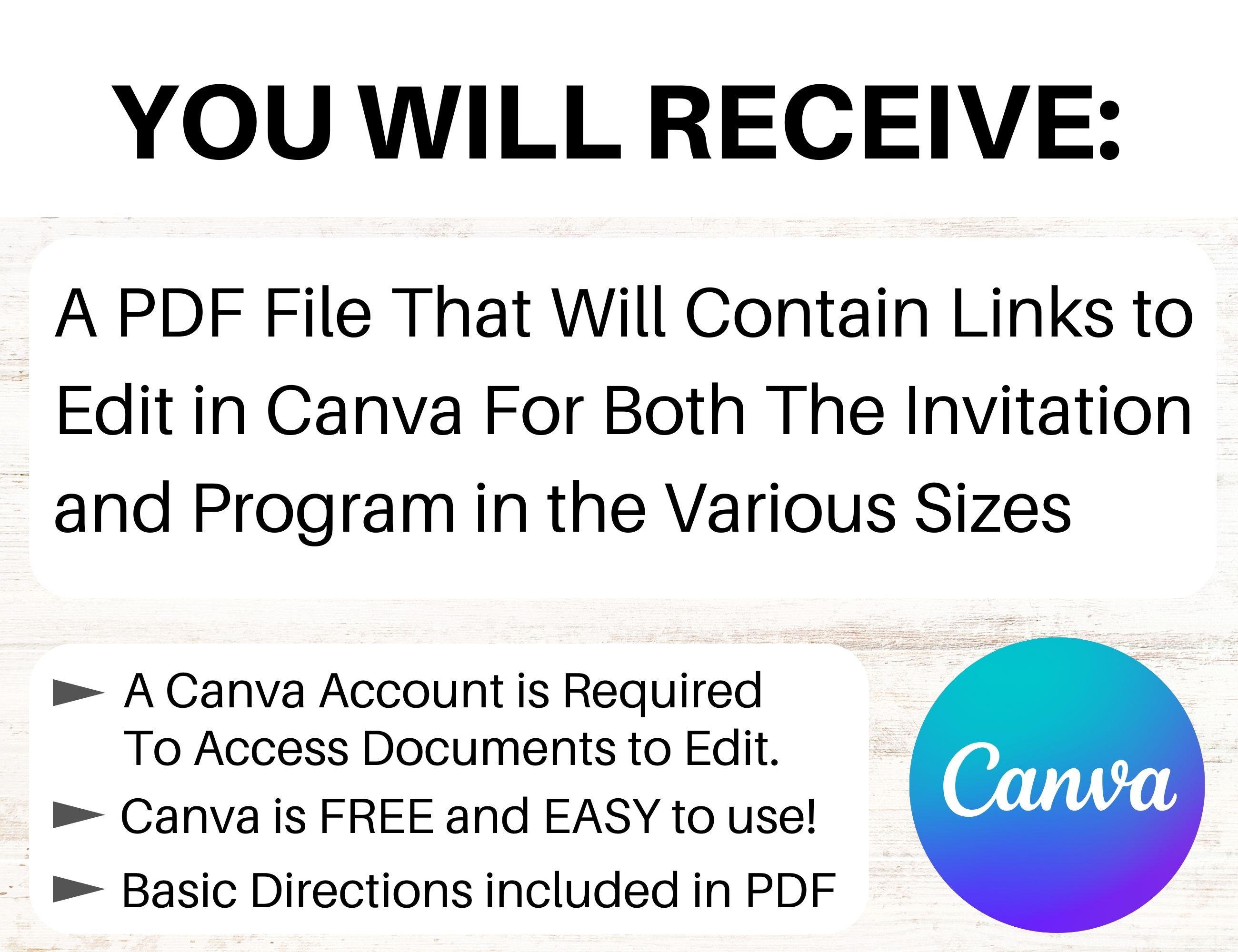 Temple and Priesthood Preview Invitation and Program L Digital Editable ...