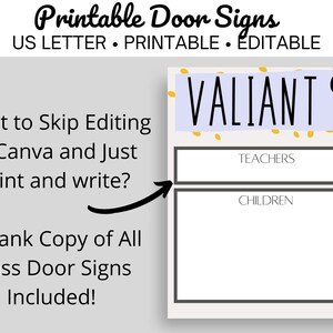 Primary Class Door Signs - Etsy