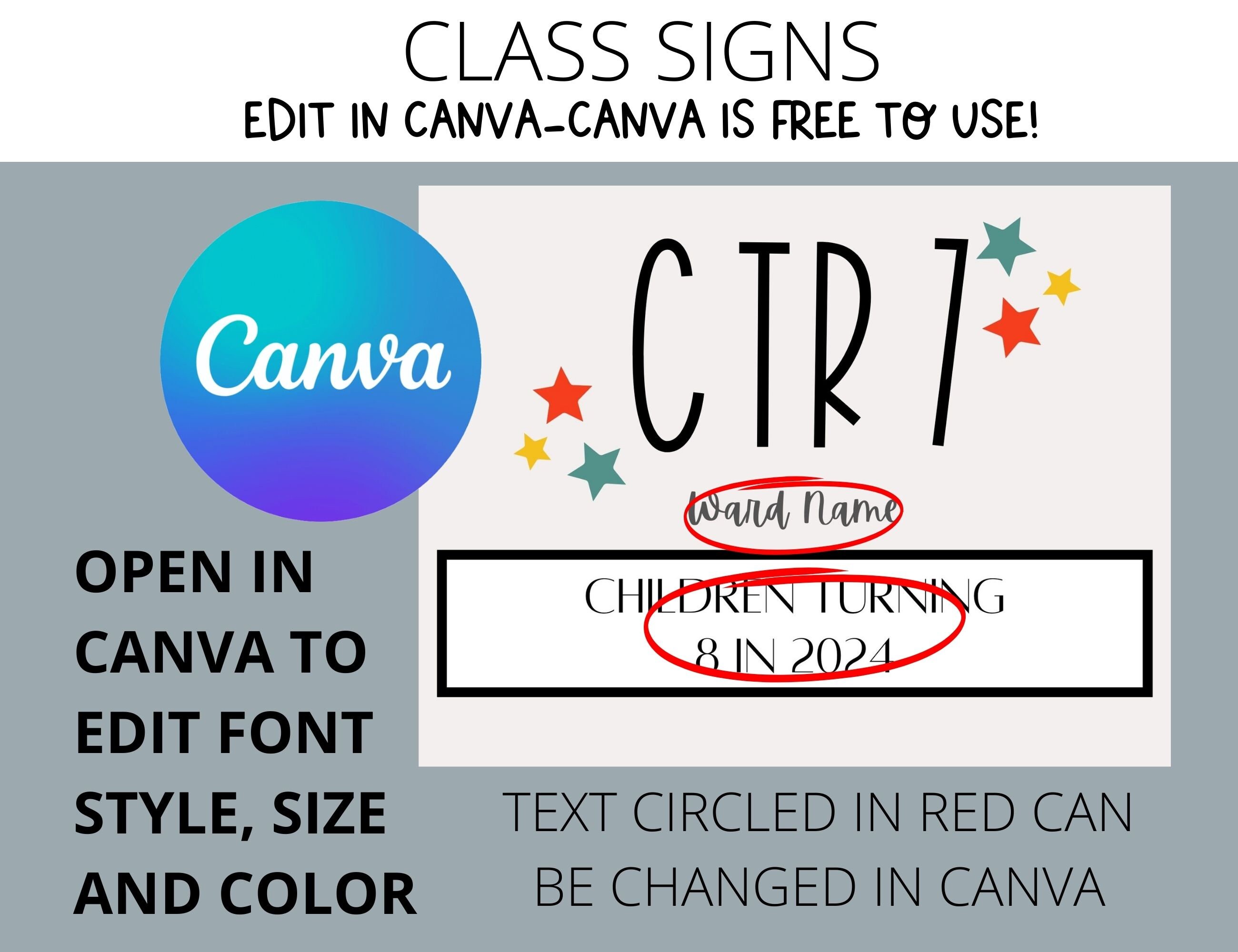 Primary Class Door Signs Instant Download - Etsy