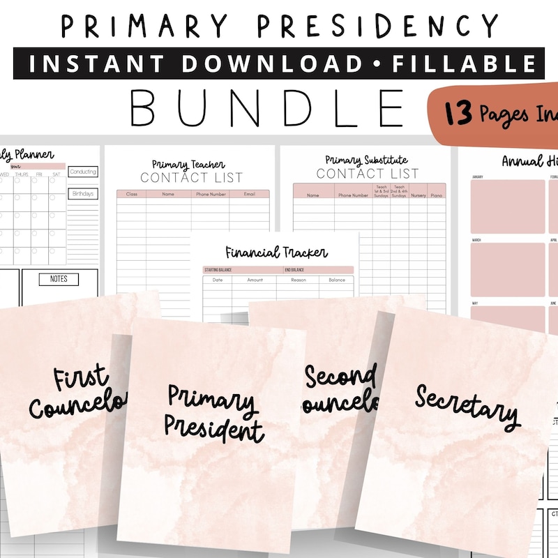 Presidency Planner - Etsy