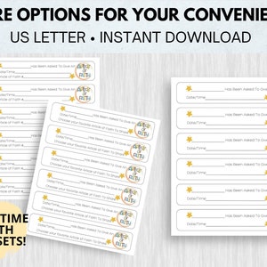 Primary Sharing Time Assignment Bracelets Stickers and - Etsy