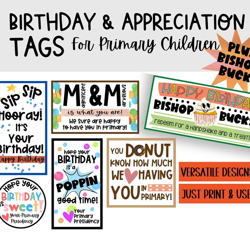 Lds Primary Birthday - Etsy