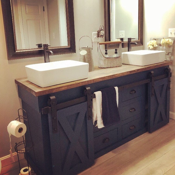 Barn Wood Vanity - Etsy