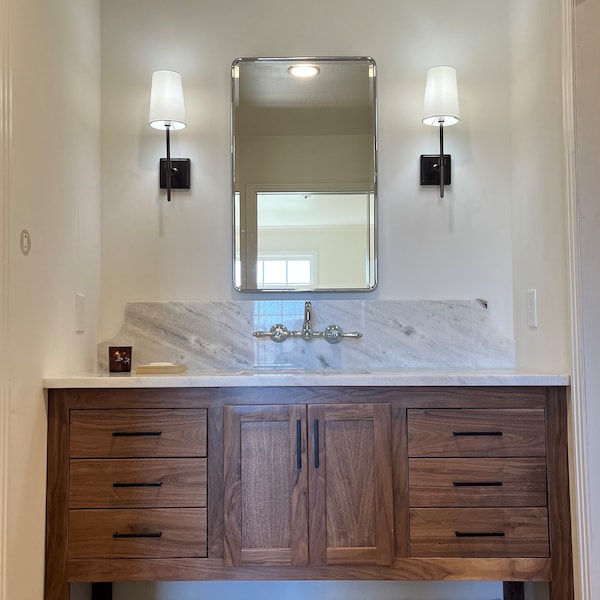 Walnut Vanity - Etsy