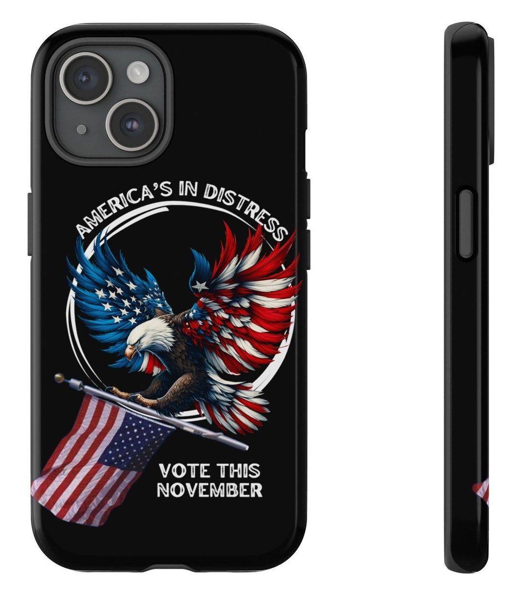 America's in Distress Eagle Cell Phone Tough Cases, USA Flag Smartphone ...