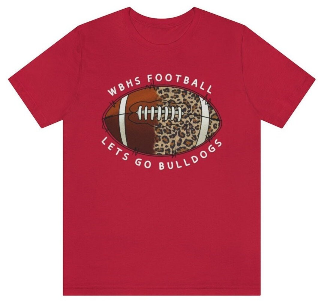 Winder-barrow High School Leopard Football Unisex Short Sleeve Tee ...